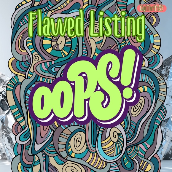 Other | Gigithrift89 Flawed Lisiting | Poshmark
